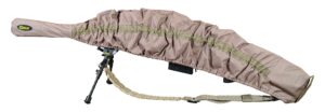 caldwell allweather fast case gun cover with fde color, pvc lined fabric, water resistance and quick access design for outdoor, range, shooting and hunting, tan