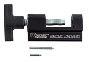 wheeler engineering trigger guard install tool for installing and changing trigger guards while gunsmithing, black, silver