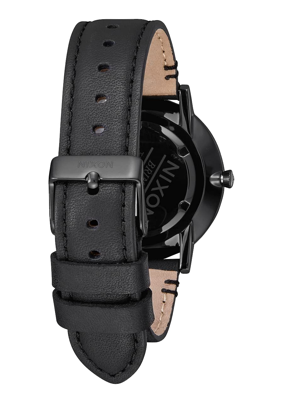 Nixon Porter Leather A1058-1031 Black Leather Men’s Watch 40mm