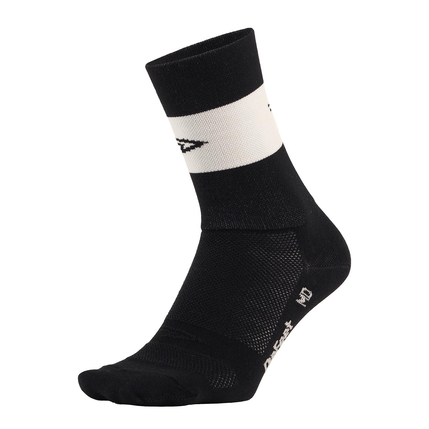 DeFeet Aireator Team Double Cuff Socks, Black, Small