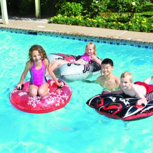 Poolmaster SNO Cap Inflatable Snow Tube and Snow Sled with Handles