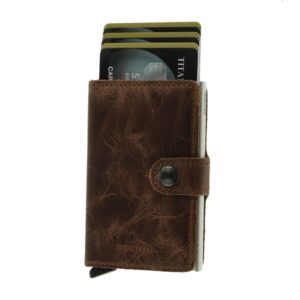 secrid men's modern, brown, 10.2 cm