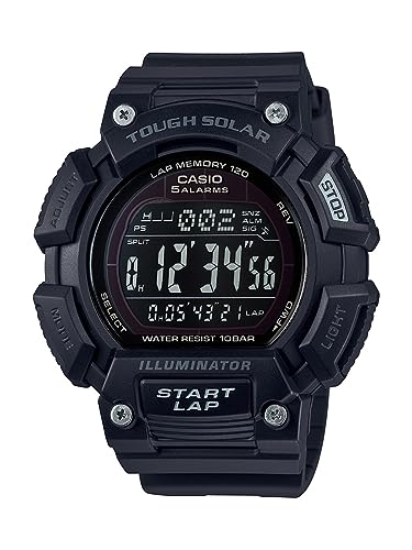 Casio Men's STLS-110H-1B2CF Tough Solar Digital Display Quartz Black Watch