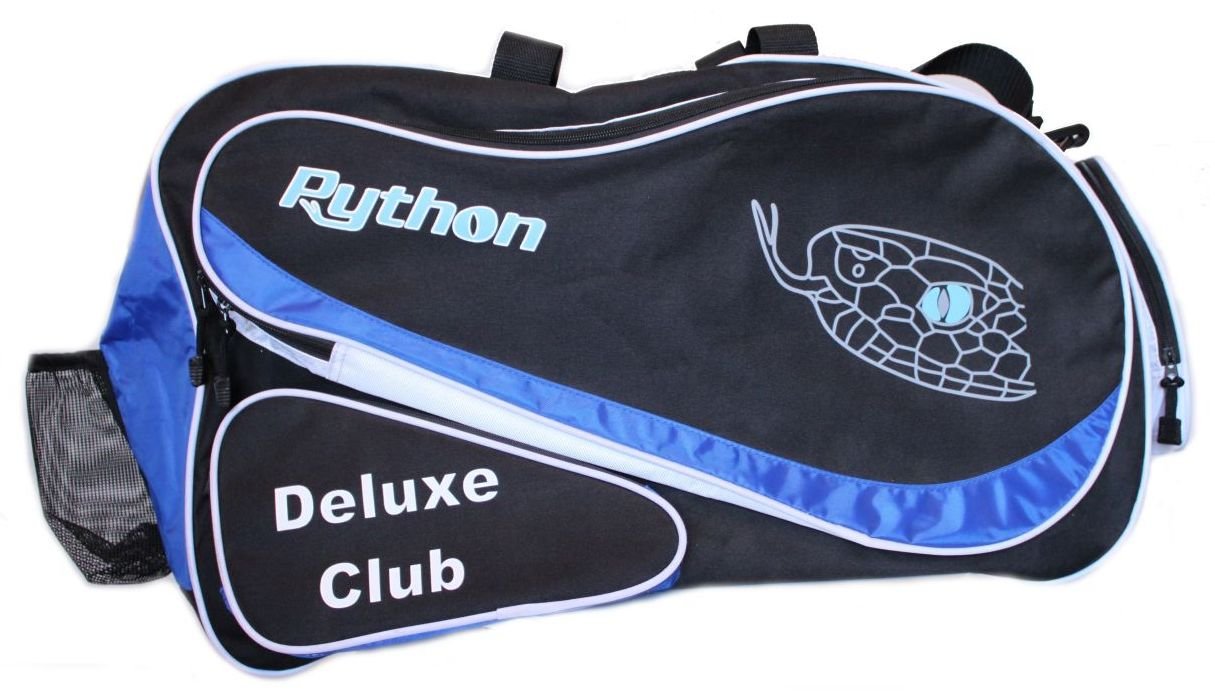 Python Deluxe "Club" Racquetball Bag (Black/Blue)