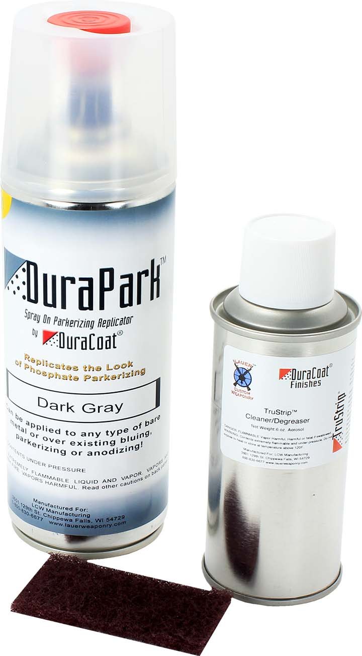 DuraPark - Spray-On Parkerizing Replicator (Dark Gray, 12 oz Aerosol Kit)