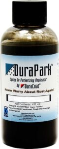 durapark - spray-on parkerizing replicator (black, 4 oz)