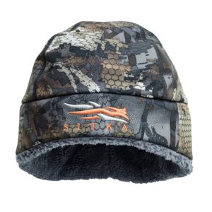 sitka gear men's boreal windstopper beanie, waterfowl timber, one size