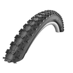 schwalbe fat albert hs 477 tubeless easy snakeskin folding mountain bicycle tire - rear (black - 27.5 x 2.35)