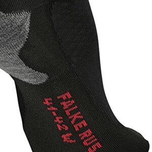 FALKE Womens RU5 Invisible Socks Anti Blister, Breathable Moisture Wicking, Ultralight Cushion, Non-Slip, Cooling, Black (Black-Mix 3010), US 6.5-7.5 (EU 37-38 Ι UK 4-5), 1 Pair