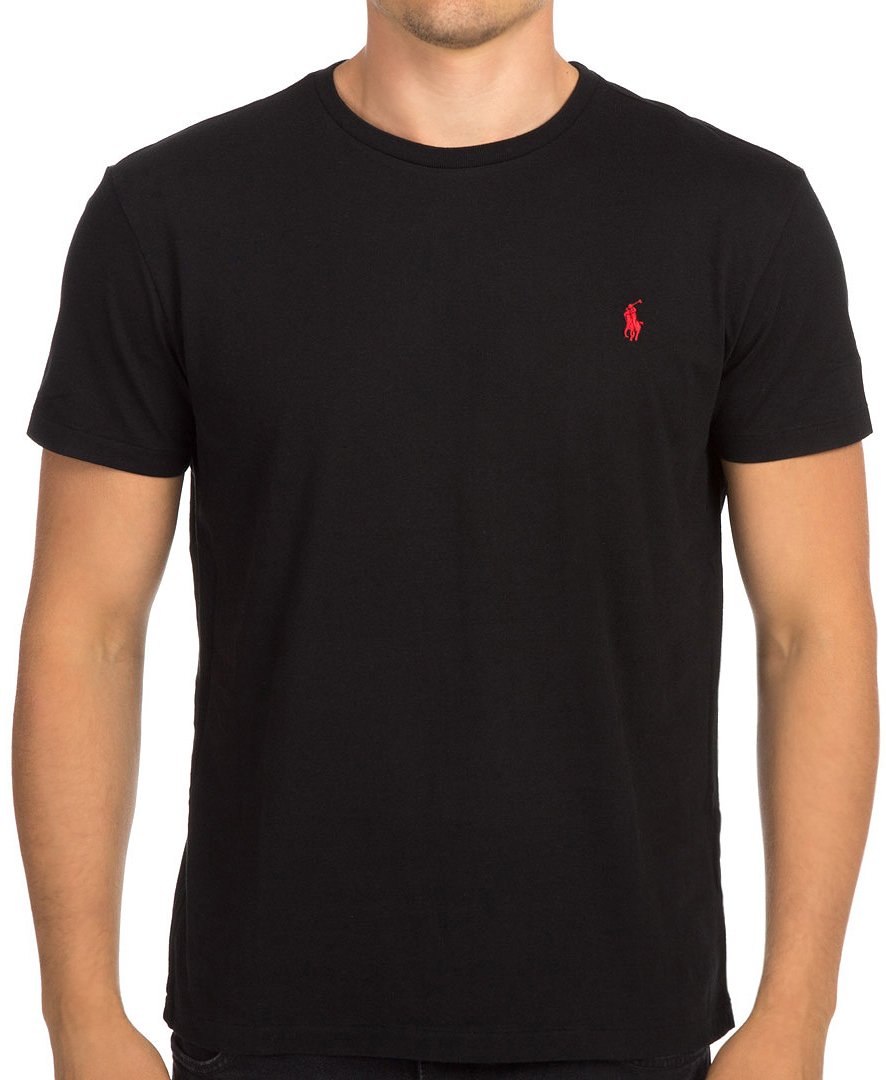 Polo Ralph Lauren Men's Crew Neck T-Shirt (X-Large, Black)