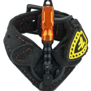 Tru-Fire Spark Youth Buckle Foldback Archery Bow Release - Adjustable Black Strap for Smaller Wrists