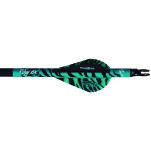 bohning co blazer tiger vanes (36 pack), teal,