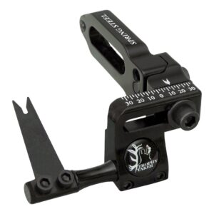 trophy taker rh spring steel rest, black