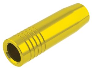 gold tip ballistic collar for pierce 500 (12 pack), gold, small