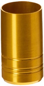 gold tip nock collar for pierce 340 (12 pack), gold, small