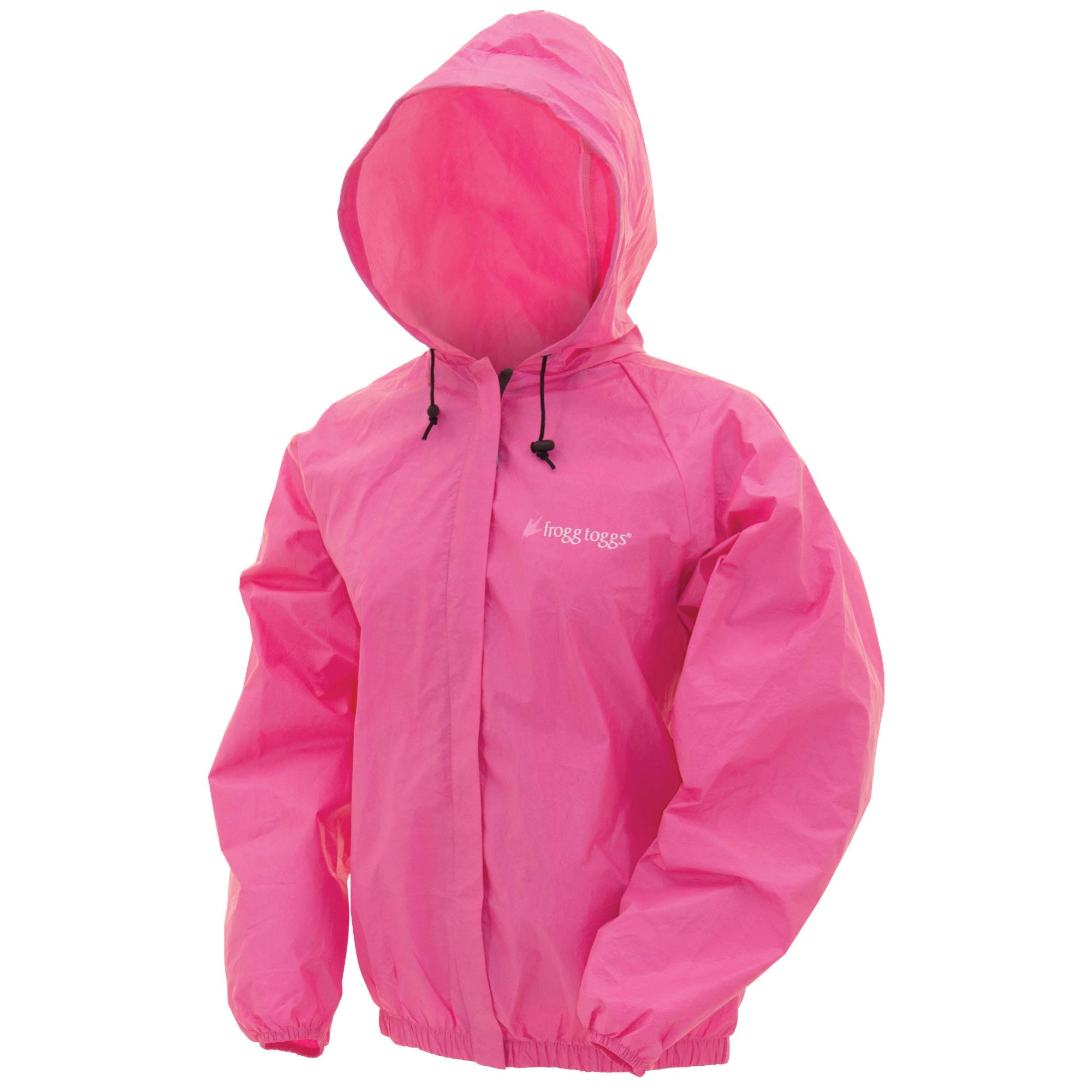 FROGG TOGGS Women's Standard Ultra-Lite2 Waterproof Breathable Rain Jacket, Pink, Small