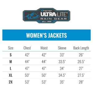 FROGG TOGGS Women's Standard Ultra-Lite2 Waterproof Breathable Rain Jacket, Pink, Small