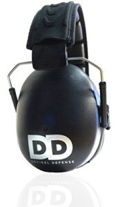 professional safety ear muffs by decibel defense - 37db nrr - the highest rated & most comfortable ear protection for shooting & industrial use - the best hearing protection...guaranteed