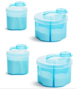 munchkin formula dispenser combo pack, blue - 2 sets