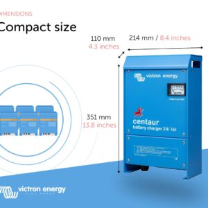 Victron Energy Centaur 24-Volt 16 amp 3 Bank Battery Charger