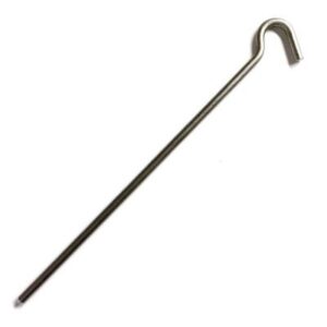 titanium burly hook stake - 6 pack