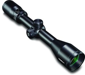 bushnell trophy rifle scope with doa 600 reticle, matte black, 3-9 x 40mm