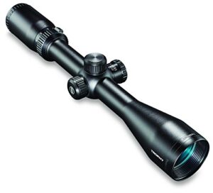 bushnell trophy rifle scope with multi-x reticle, matte black, 4-12 x 40mm