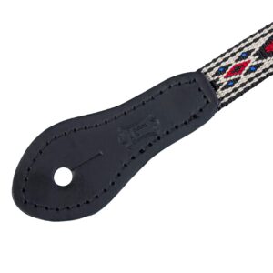 Levy's Leathers 1/2" Jacquard Weave Mandolin/Ukulele Strap with Dual Leather Strap Pin Ends. Adjustable to 50" (MJ19UKE-003)