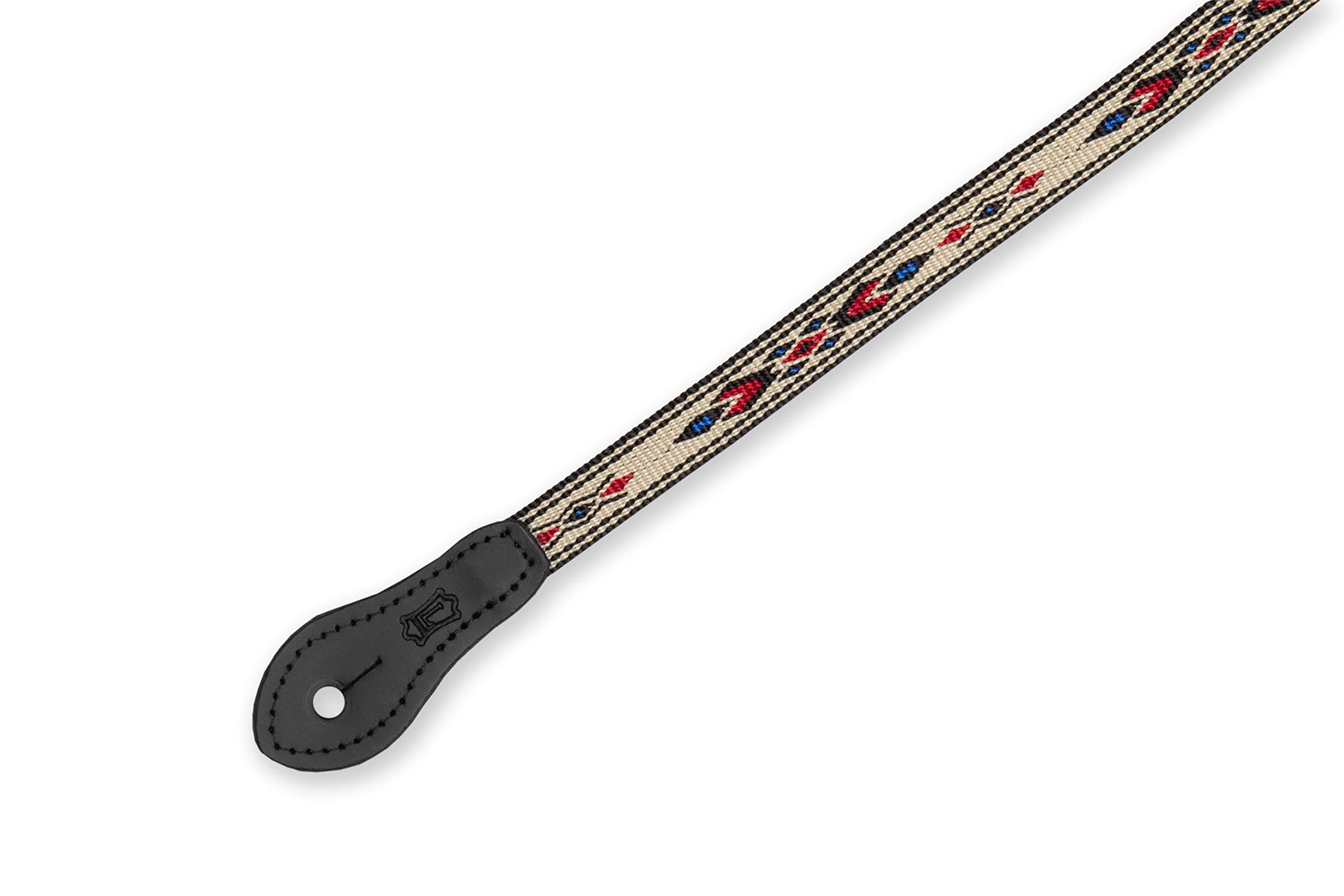 Levy's Leathers 1/2" Jacquard Weave Mandolin/Ukulele Strap with Dual Leather Strap Pin Ends. Adjustable to 50" (MJ19UKE-003)