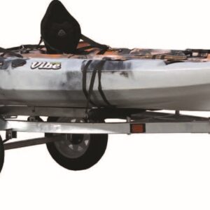 Ruff-Sport Trailer - Galvanized Finish for Kayak, Bicycle, and SUP