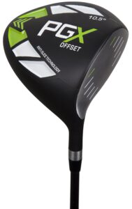 pinemeadow pgx offset driver (men's, right hand, graphite, regular)