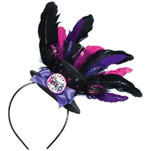 multicolor officially retired retirement fascinator - 11" x 9.75"- fun & unique party favor - perfect for photo booths, costumes, and celebrations, pack of 1