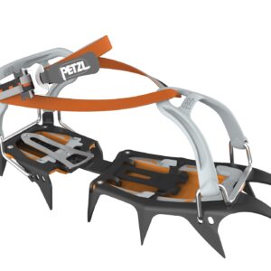 Petzl VASAK Flexlock Crampons - 12-Point Classic Crampons for Mountaineering, Ski Touring, and Glacier Travel