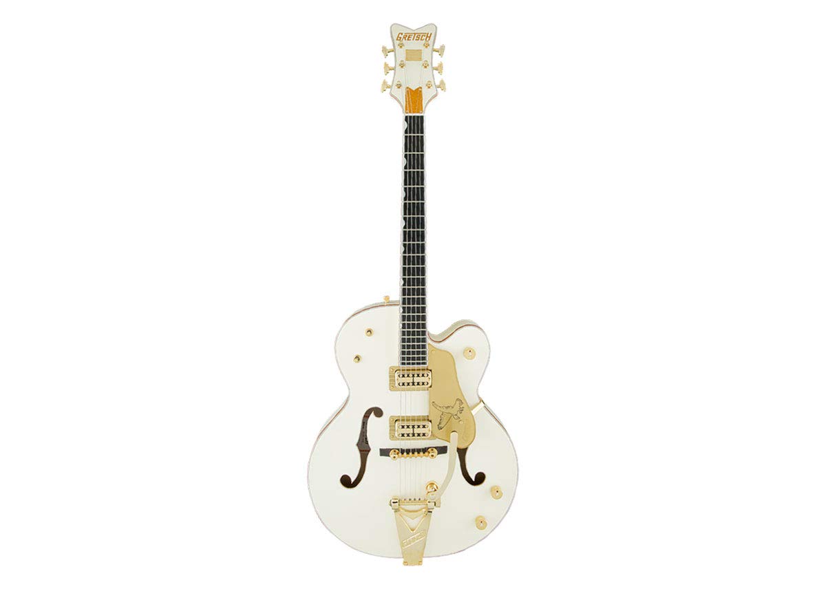 Gretsch G6136T-59 Vintage Select Edition '59 Falcon Hollow Body with Bigsby 6-String Right-Handed Electric Guitar (White Lacquer)