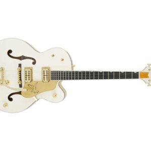 Gretsch G6136T-59 Vintage Select Edition '59 Falcon Hollow Body with Bigsby 6-String Right-Handed Electric Guitar (White Lacquer)