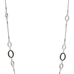 Nine West Silver womens male Tone Long Strand Necklace, 42"