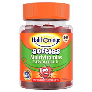 haliborange kids multivitamin strawberry softies 30