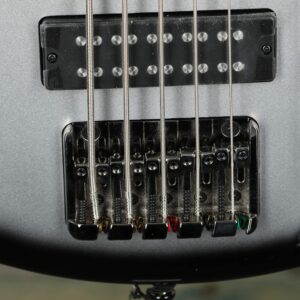 Ibanez SR305E Standard 5-String Electric Bass (Metallic Silver Sunburst, Right-Handed)