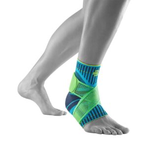 bauerfeind sports ankle support - breathable compression (rivera, large/left)