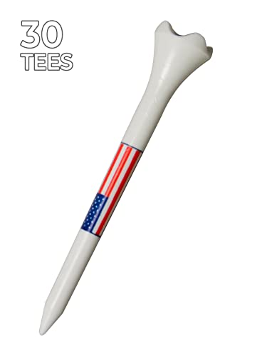 Pride Professional Tee System Golf Tees 30 Count, Multi, 2-3/4 Inch US