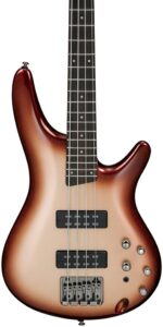 ibanez standard sr300e bass guitar - charred champagne burst