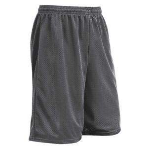 champro standard diesel 9" inseam polyester exercise shorts, charcoal, medium