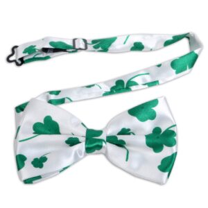 boxed-gifts Parquet Men's Shamrock adjustable Bow Tie - St. Patrick's Day Collection