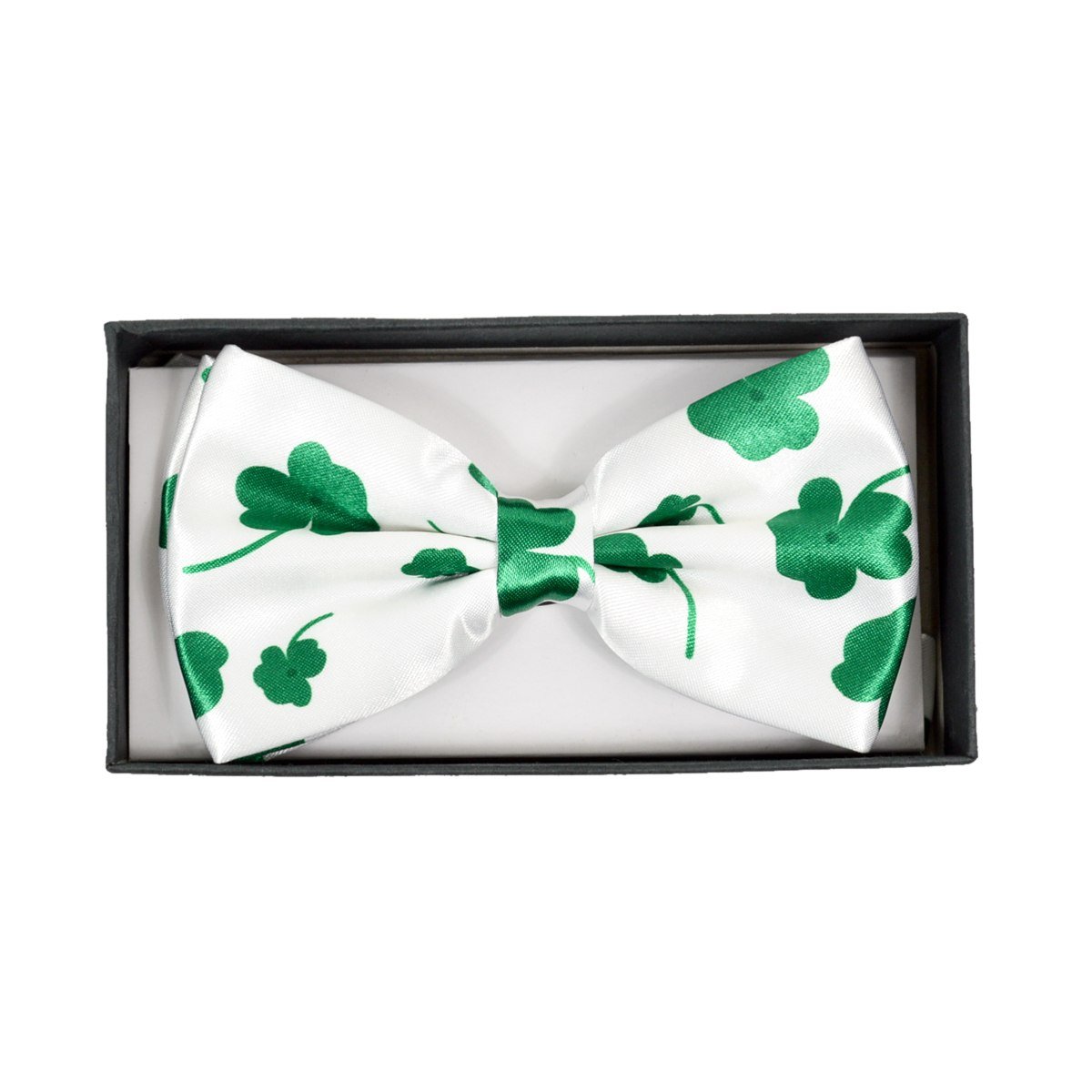 boxed-gifts Parquet Men's Shamrock adjustable Bow Tie - St. Patrick's Day Collection