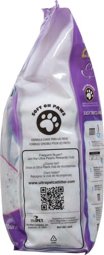 Ultra Pet Clumping Crystal Cat Litter, White Crystals with Multicolor Crystals, 5 Lbs