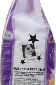 Ultra Pet Clumping Crystal Cat Litter, White Crystals with Multicolor Crystals, 5 Lbs