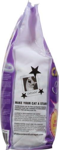 Ultra Pet Clumping Crystal Cat Litter, White Crystals with Multicolor Crystals, 5 Lbs