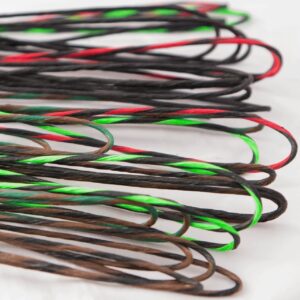 mathews z7 custom bow string & cable set (red/black)