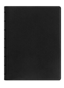 filofax 115032 saffiano notebook, a5, black