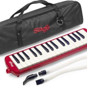 Stagg MELOSTA32 RD Melodica, Red